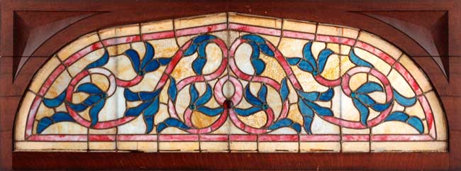 Victorian American Jeweled Stained Glass Window Circa 1885 From Age Of ...